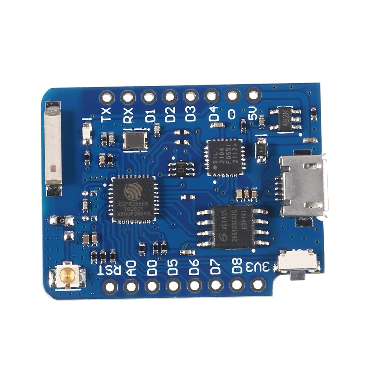 IDUINO D1 Mini PRO Development Board ESP8266 CP2104 16M Bytes External ...
