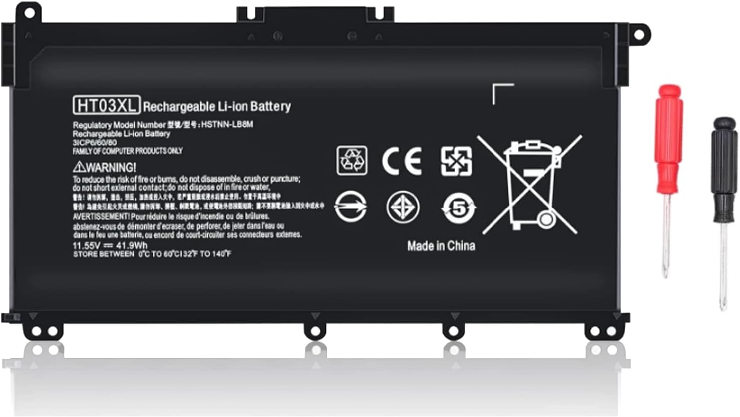 Amazon.com: HT03XL L11119-855 Laptop Battery Replacement for HP ...