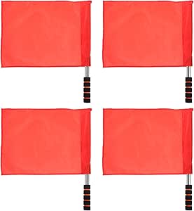 Amazon.com : SEWACC 4pcs Volleyball Flags Line Judge Referee Flags ...