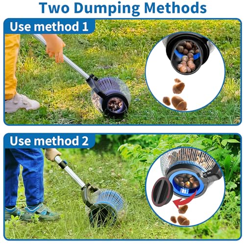 Snapklik.com : Zozen Acorn Picker Upper Roller, 2 Dumping Method Acorn ...