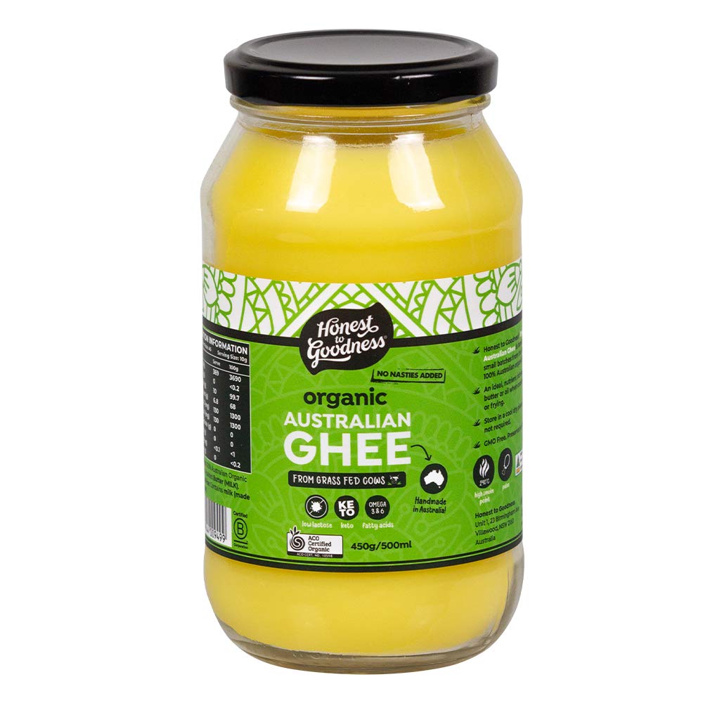 Honest to Goodness, Organic Australian Ghee, 500 ml - Handcrafted in ...