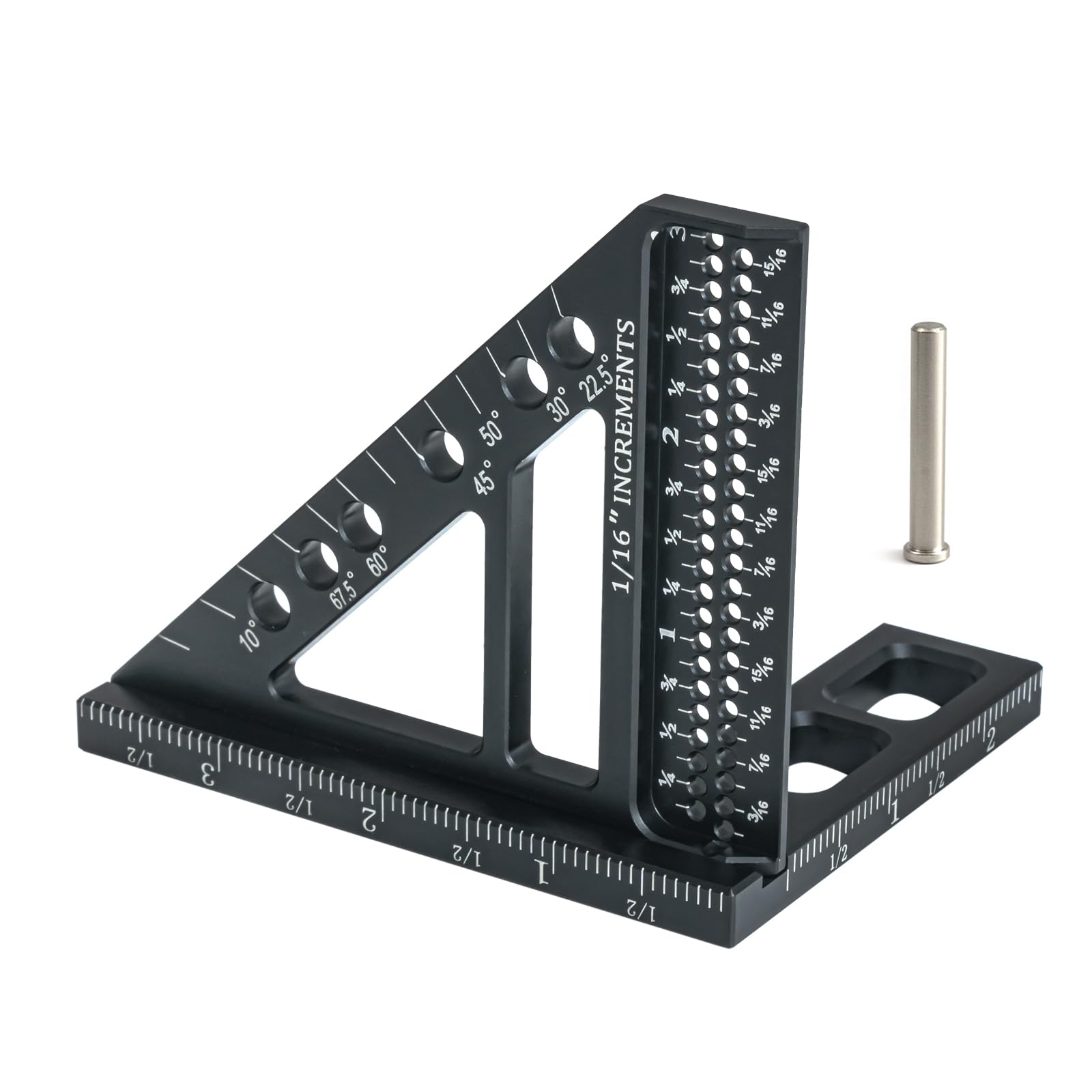 Snapklik.com : Carpenter Square 3D Multi Angle Measuring Ruler ...