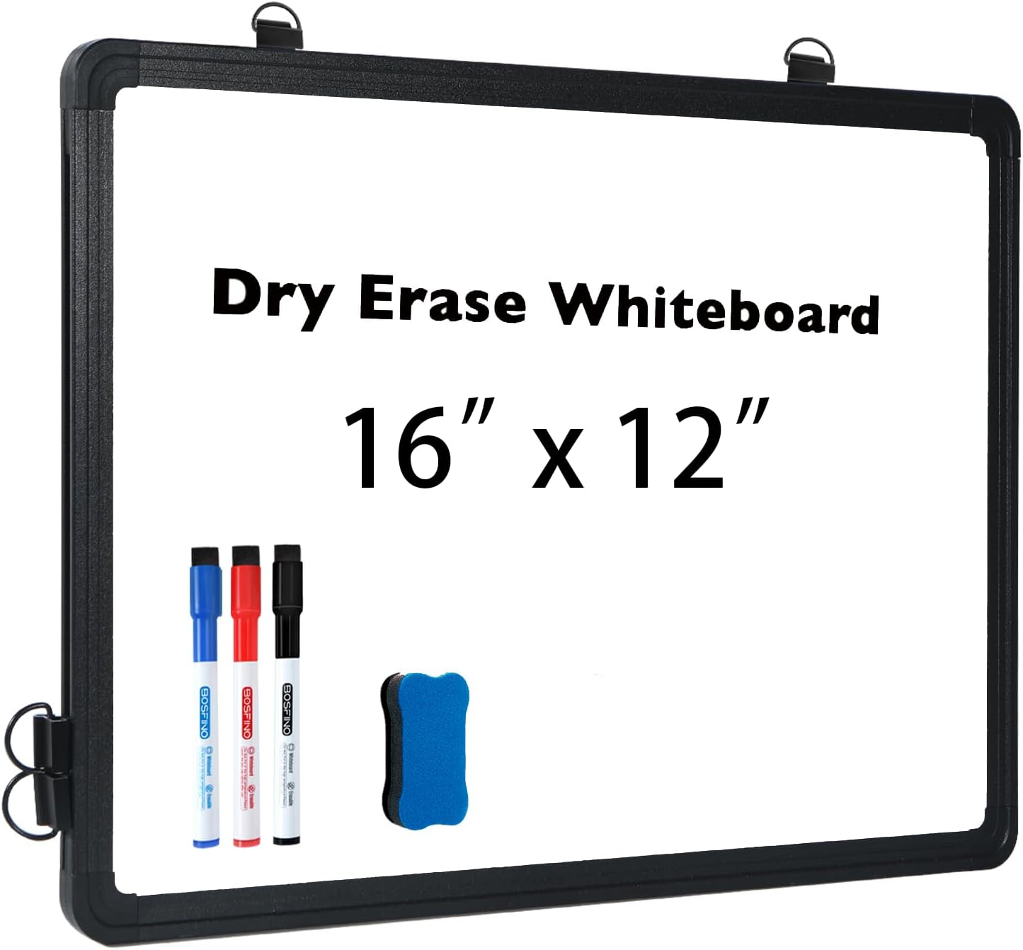 Non Magnetic Whiteboard 2 Sided - for Office Home and Schools – 600mm x ...