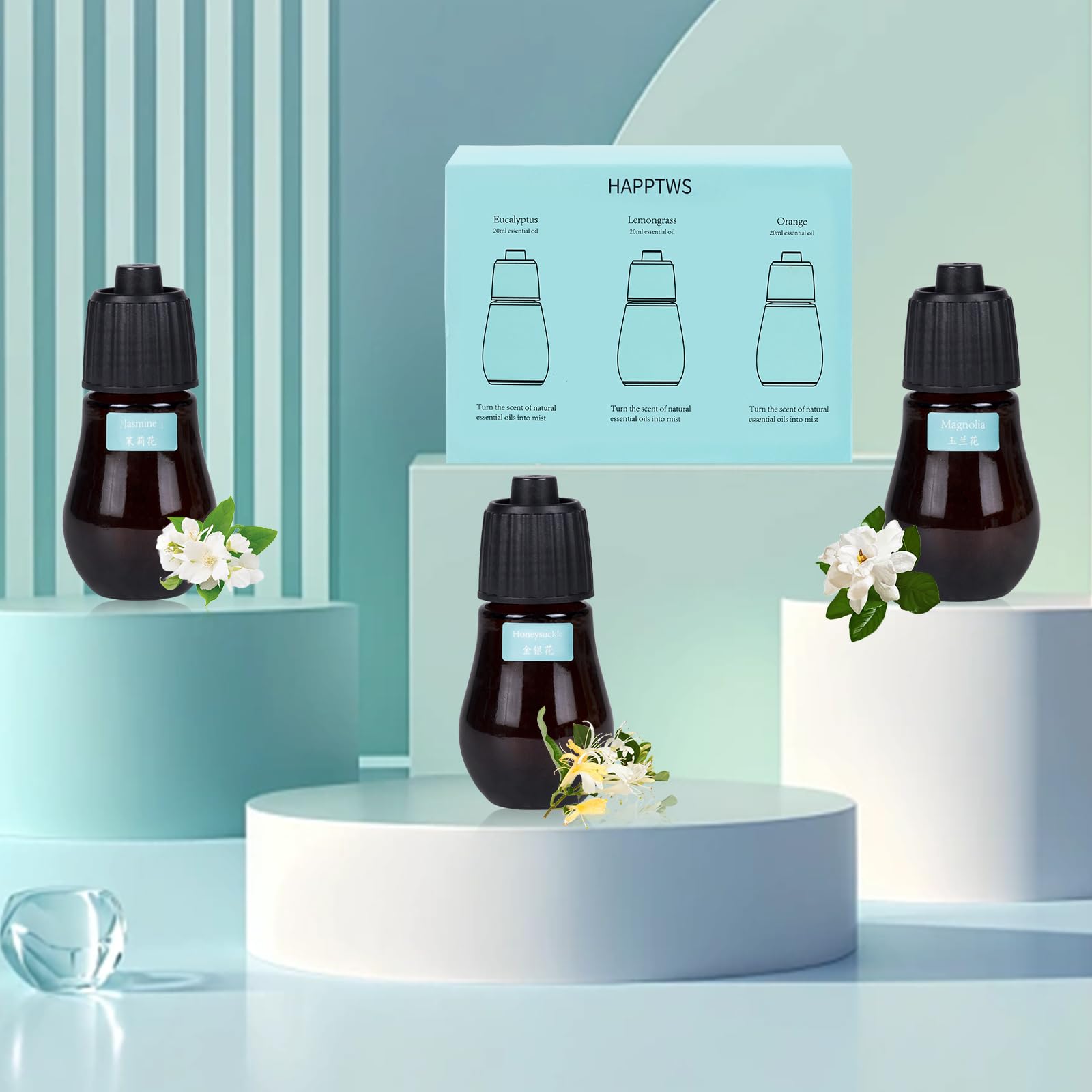 Snapklik.com : Diffuser Oil Set - Honeysuckle, Jasmine And Magnolia ...