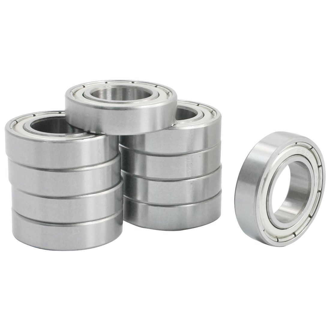 QQAMOGNNK 10 Pcs 6902-16ZZ 15x28x7mm Single Row Sealed Deep Groove Ball ...