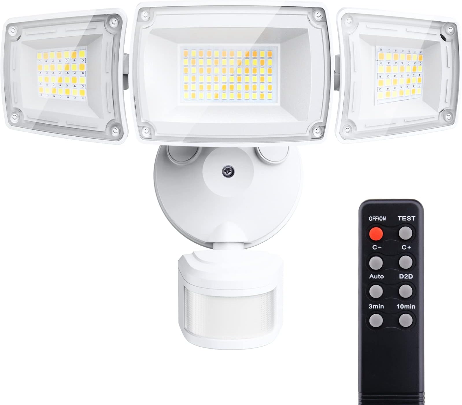 Brightown Motion Sensor Outdoor Lights - 5000LM High Brightness Flood ...