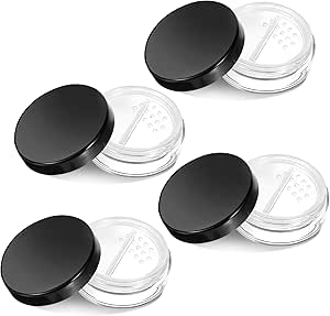 Amazon.com: 4 Pcs 10g/0.35oz Loose Powder Container with Sifter ...