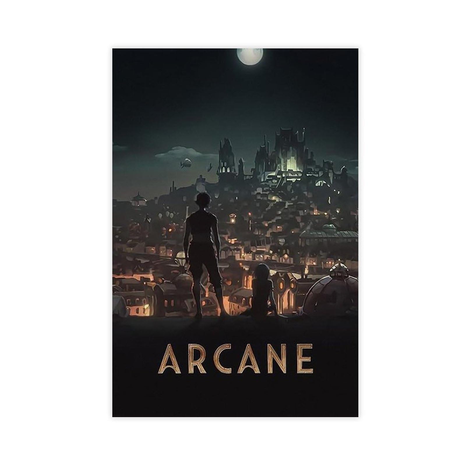 HACERR ARCANE Poster Canvas Poster Bedroom Decor Landscape Office Room ...