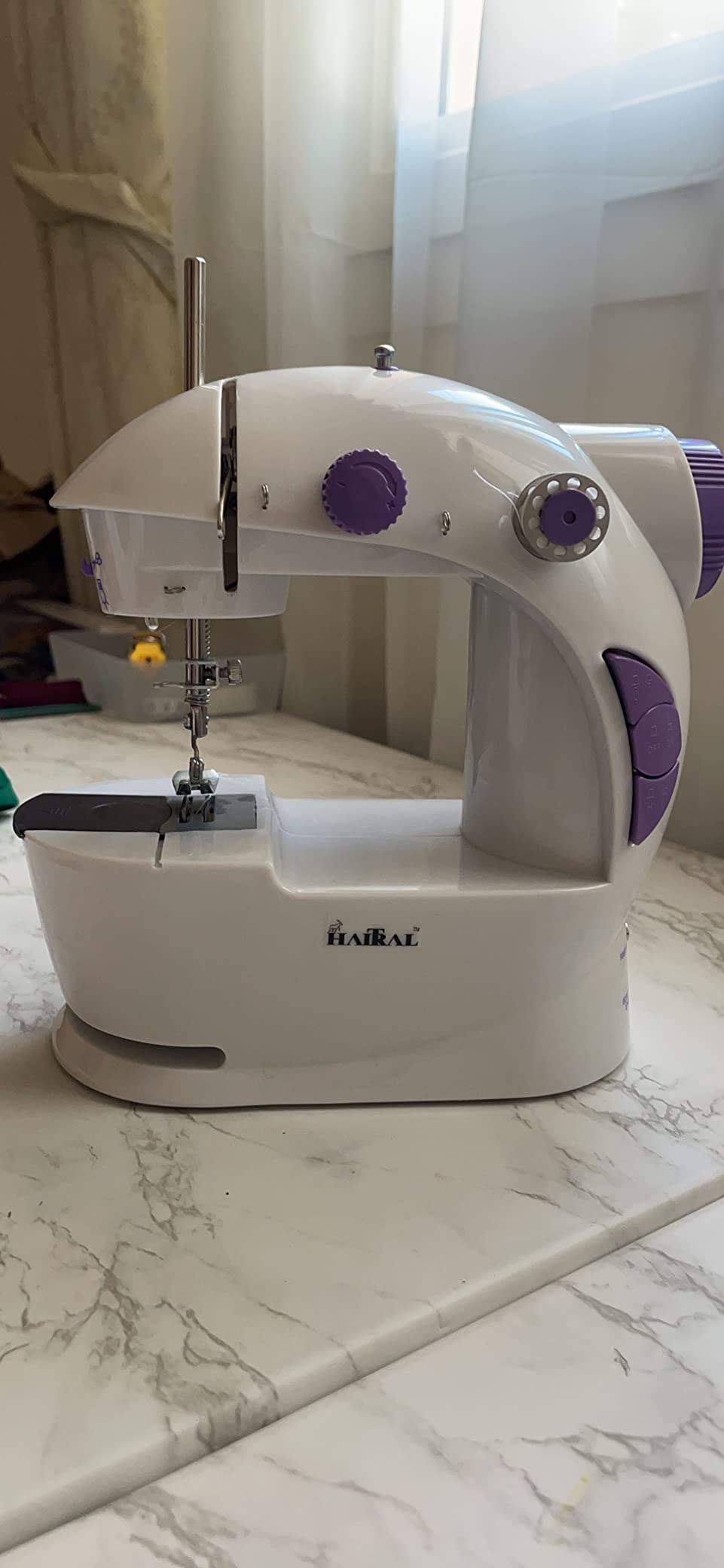 HAITRAL NEW Mini Portable Functional Machine for Home Stitching Machine ...