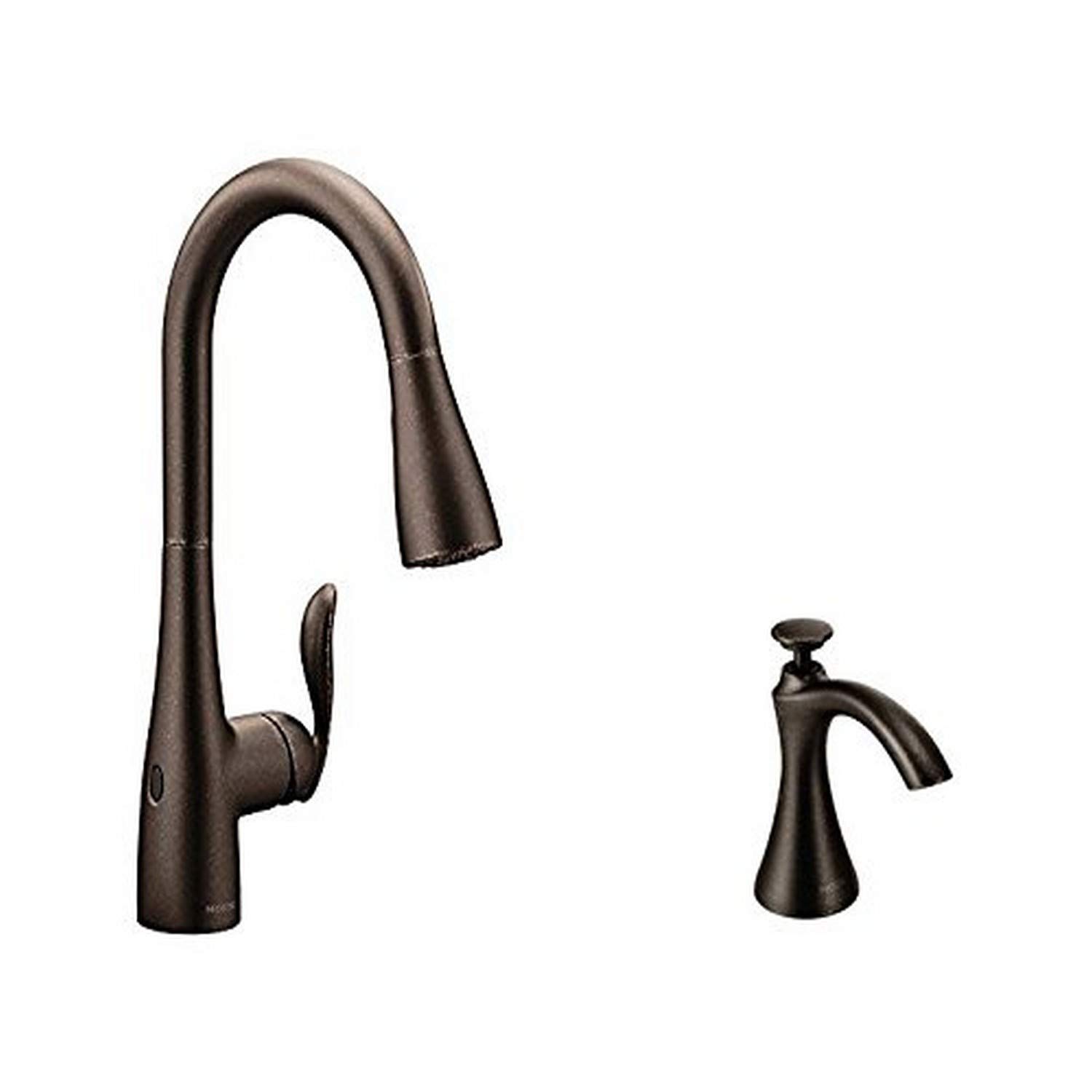 Moen 7594EWORB Arbor Motionsense Wave Touchless One-Handle High Arc ...