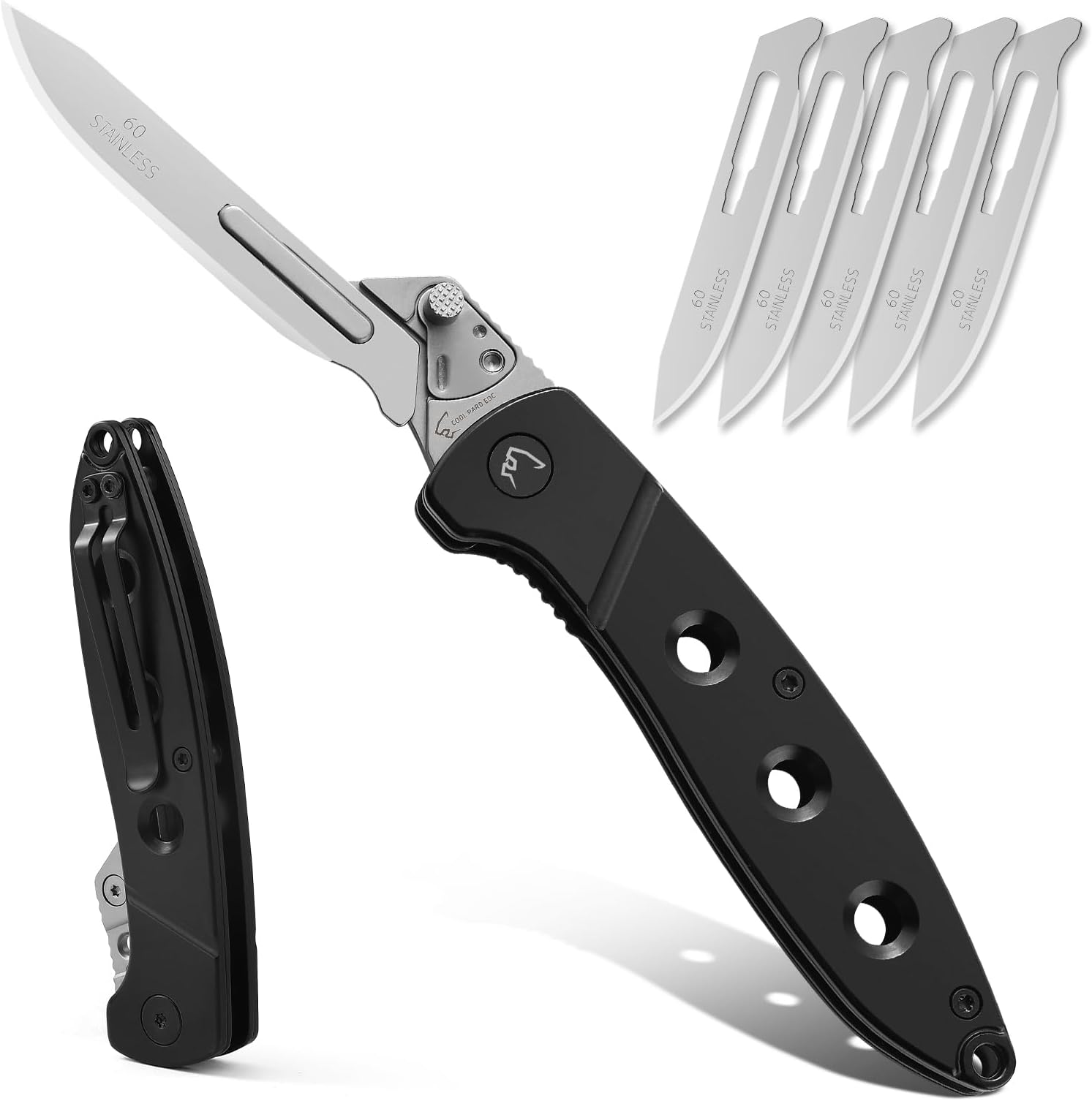 Amazon.com: Tops Home Folding Scalpel, Razor Sharp Surgical Knife, EDC ...