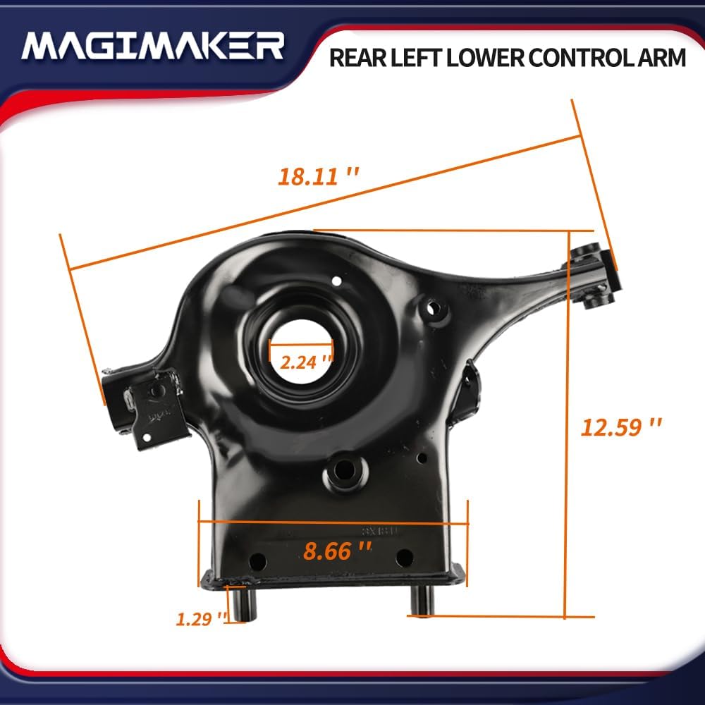 Brazo de control inferior trasero izquierdo con buje interior 551B1 ...