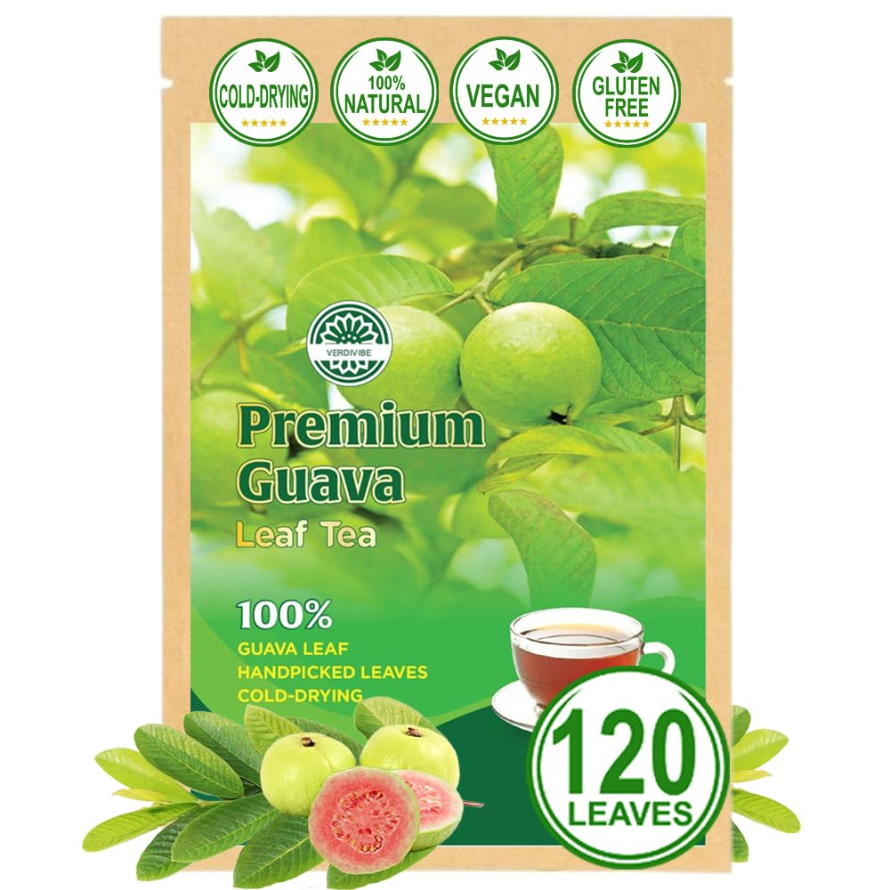 Amazon.com : Premium Handpicked Dried Guava Leaves - COLD-DRIED for ...