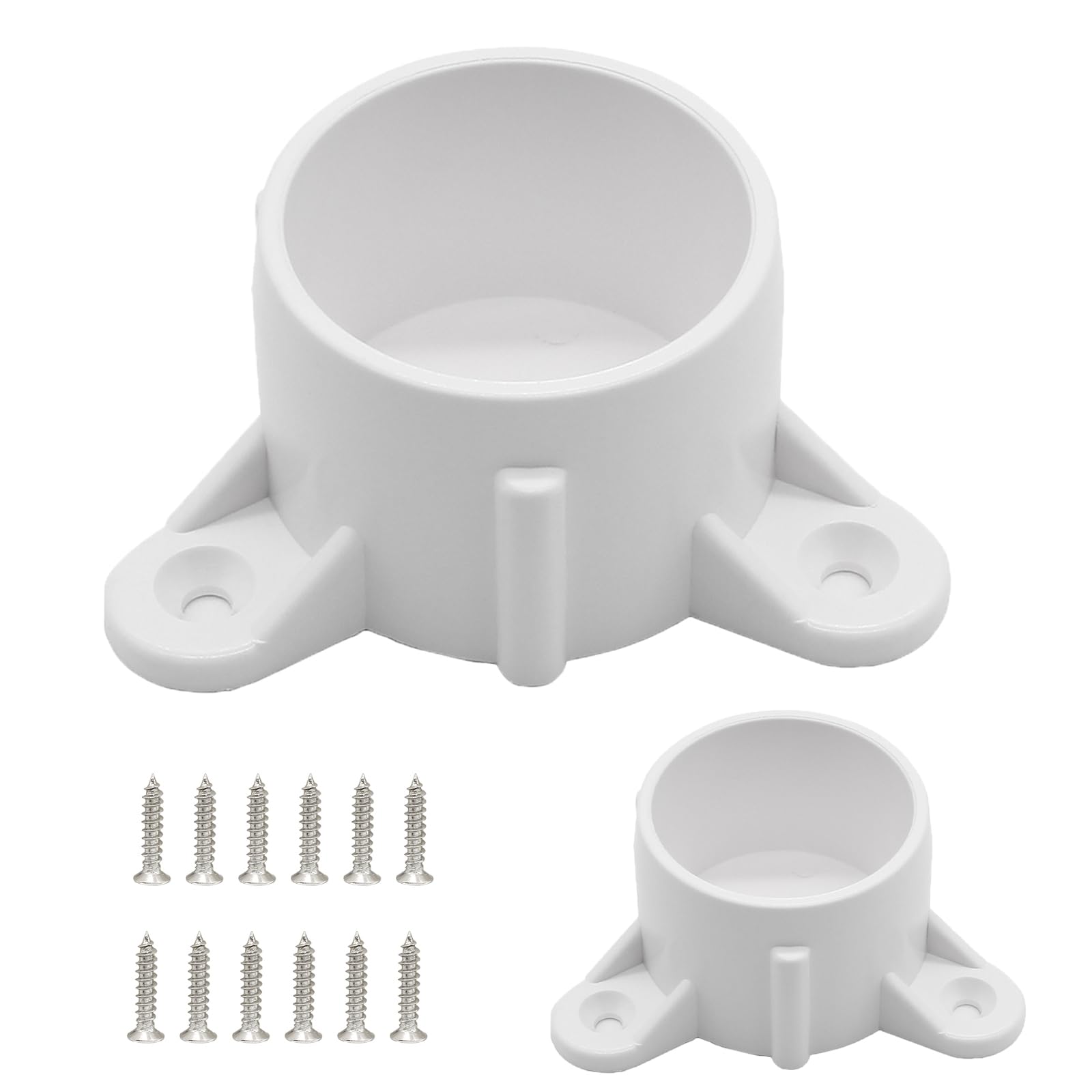 Biaungdo 1-1/4 Inch PVC Table Leg Cap Fittings Furniture Grade Rod ...