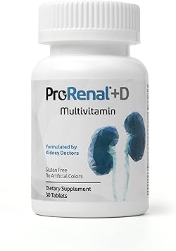 ProRenal+D Kidney Multivitamins 30 días de suministro : Amazon.com.mx ...