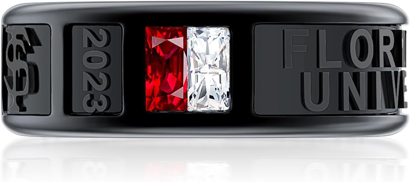 Dorunmo Personalized Class Rings for Men High School and College ...