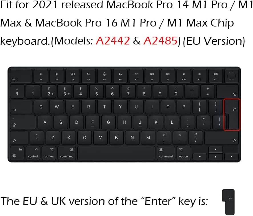 Arisase Ultra Thin Silicone Italian Language Keyboard Cover Skin for ...