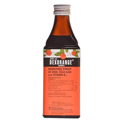 Dexorange - Bottle of 200 ml Syrup : Amazon.in: Health & Personal Care