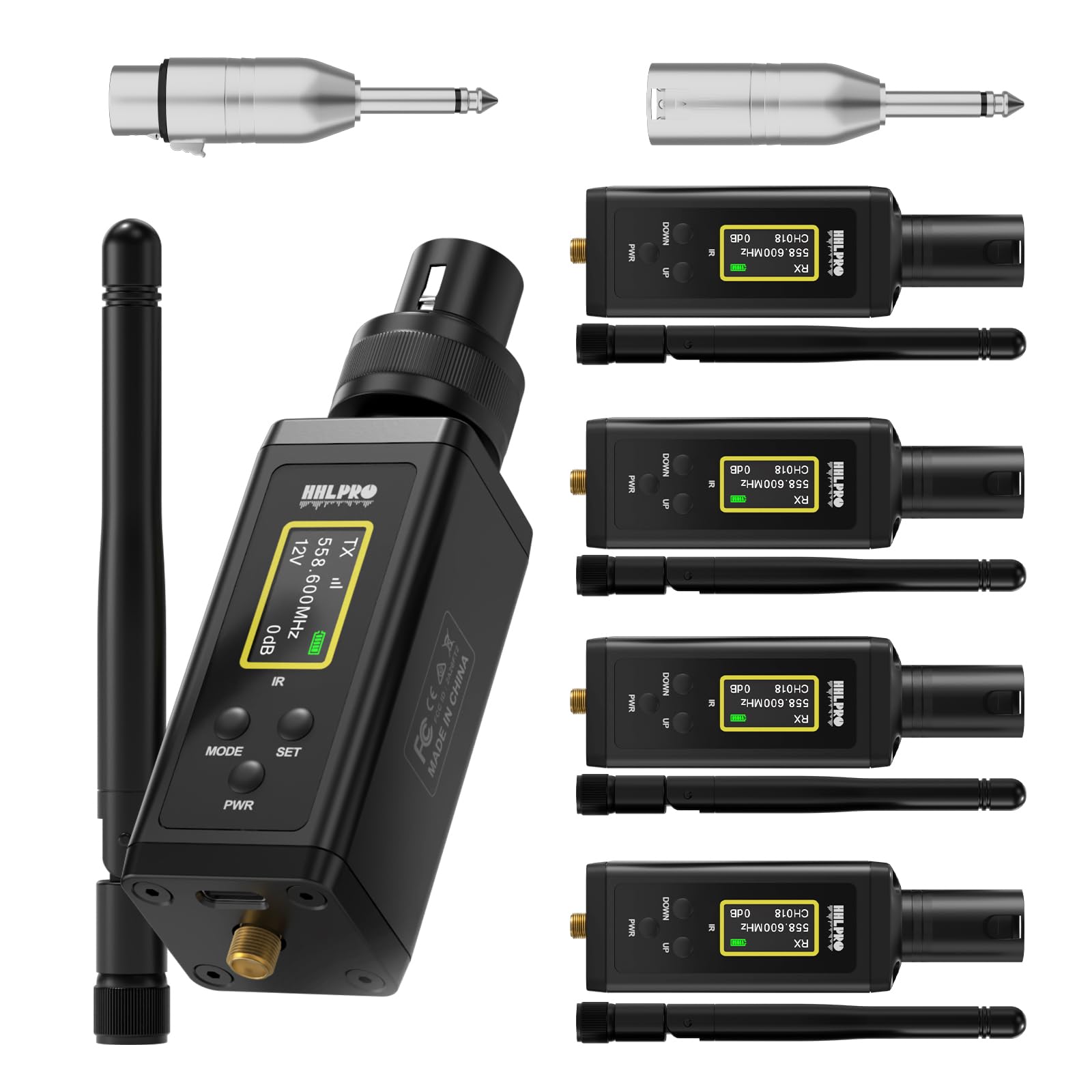 Microfonos Inalambricos Professional XLR Wireless Microphone ...