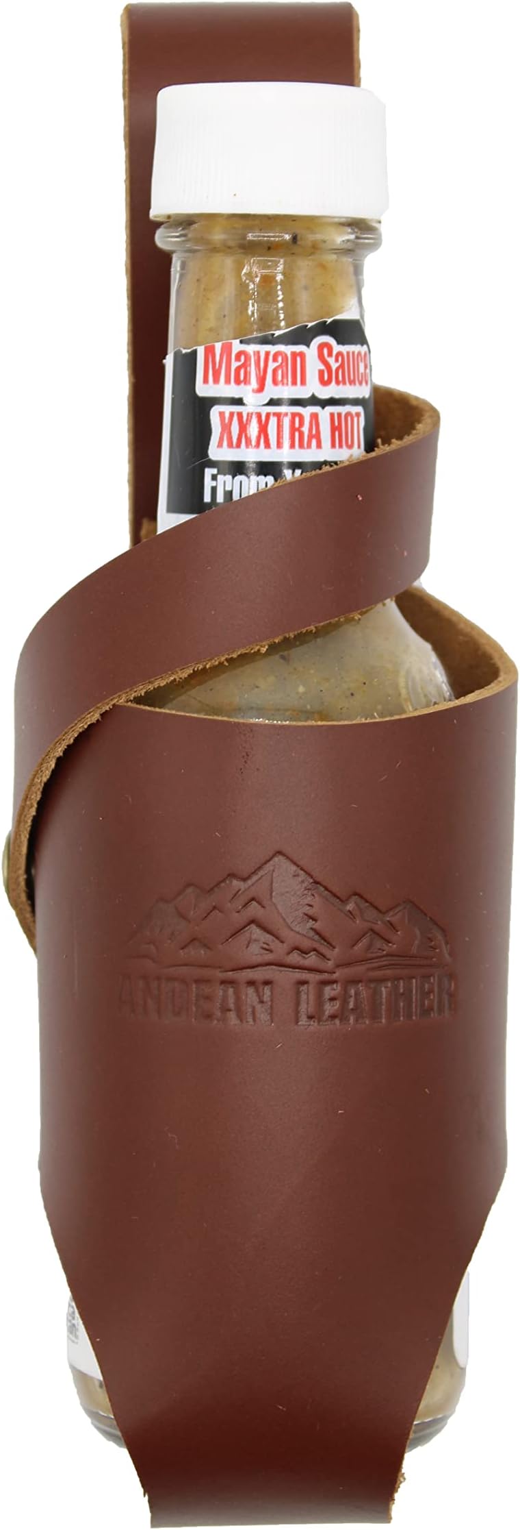 Amazon.com : Andean Leather Hot Sauce Holster, Bottle Belt Holder great ...