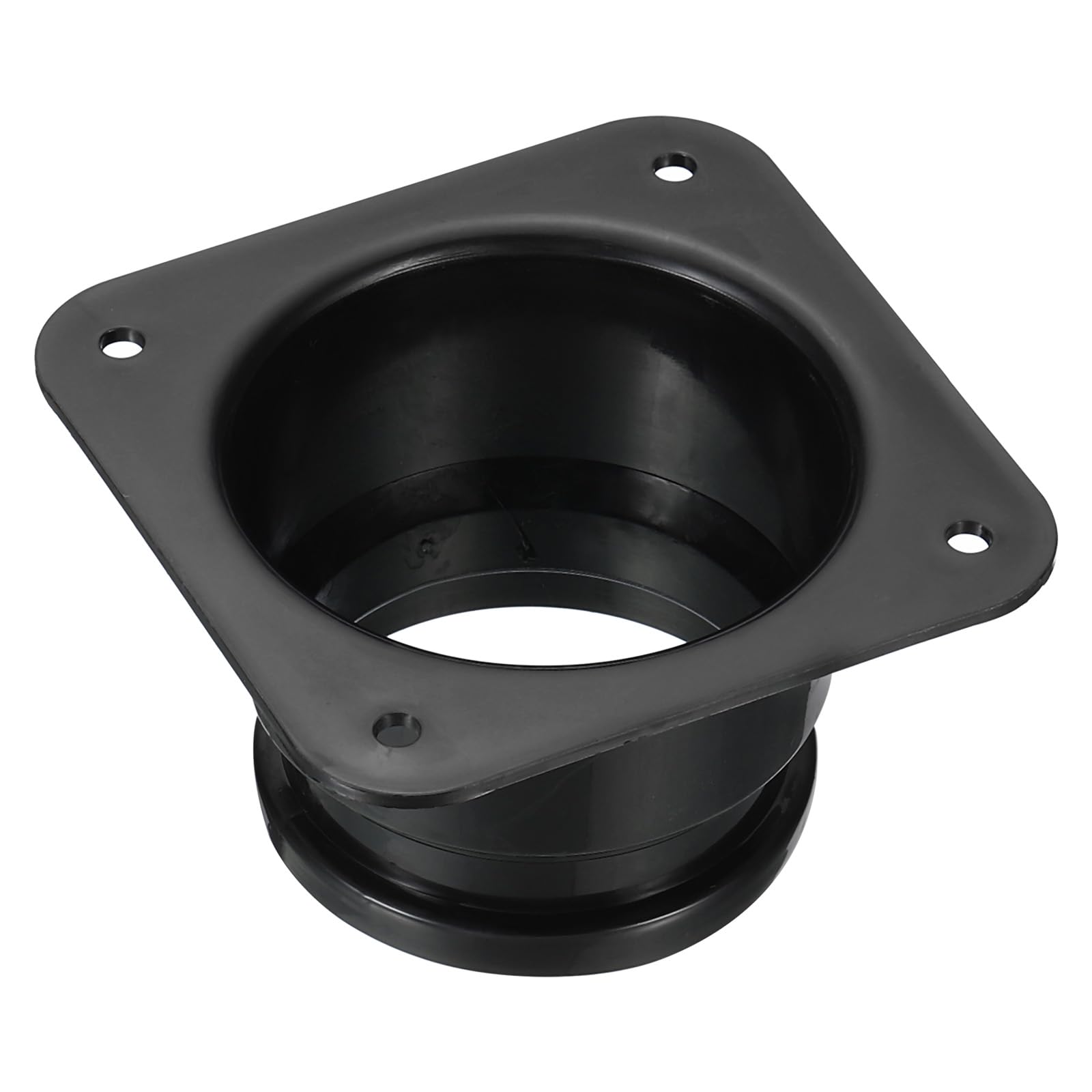 PATIKIL 4" Duct Connector Flange, Dryer Vent Wall Plate Square to Round ...