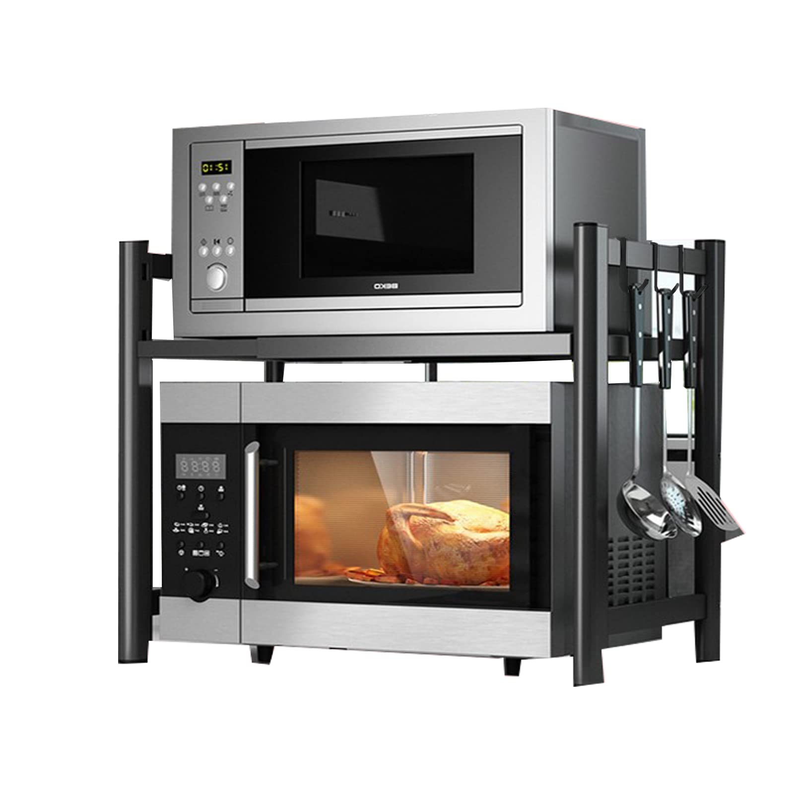 Amazon.com - ESSGUO Expandable Metal Microwave Oven Rack, Microwave ...