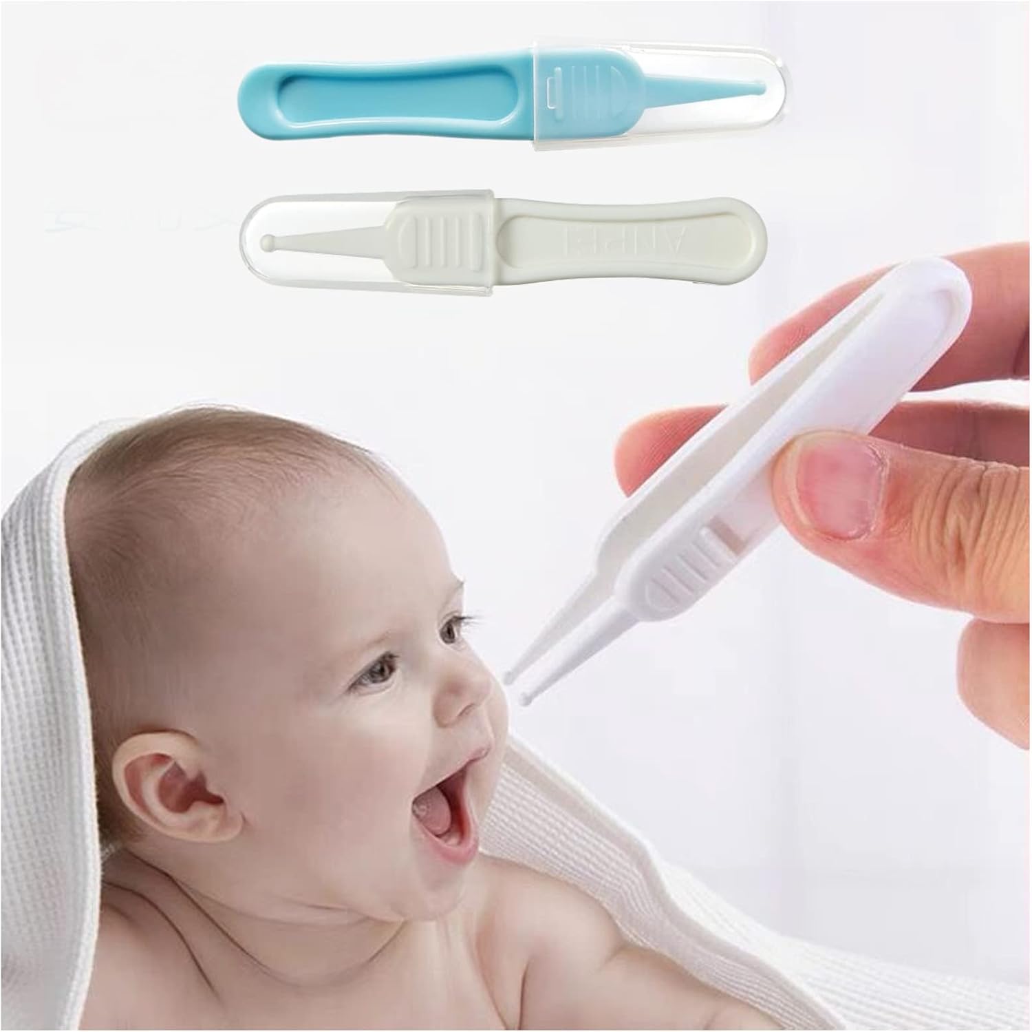 Amazon.com: Baby Nasal Tweezers, Baby Booger picker Baby Ear Nose Navel ...