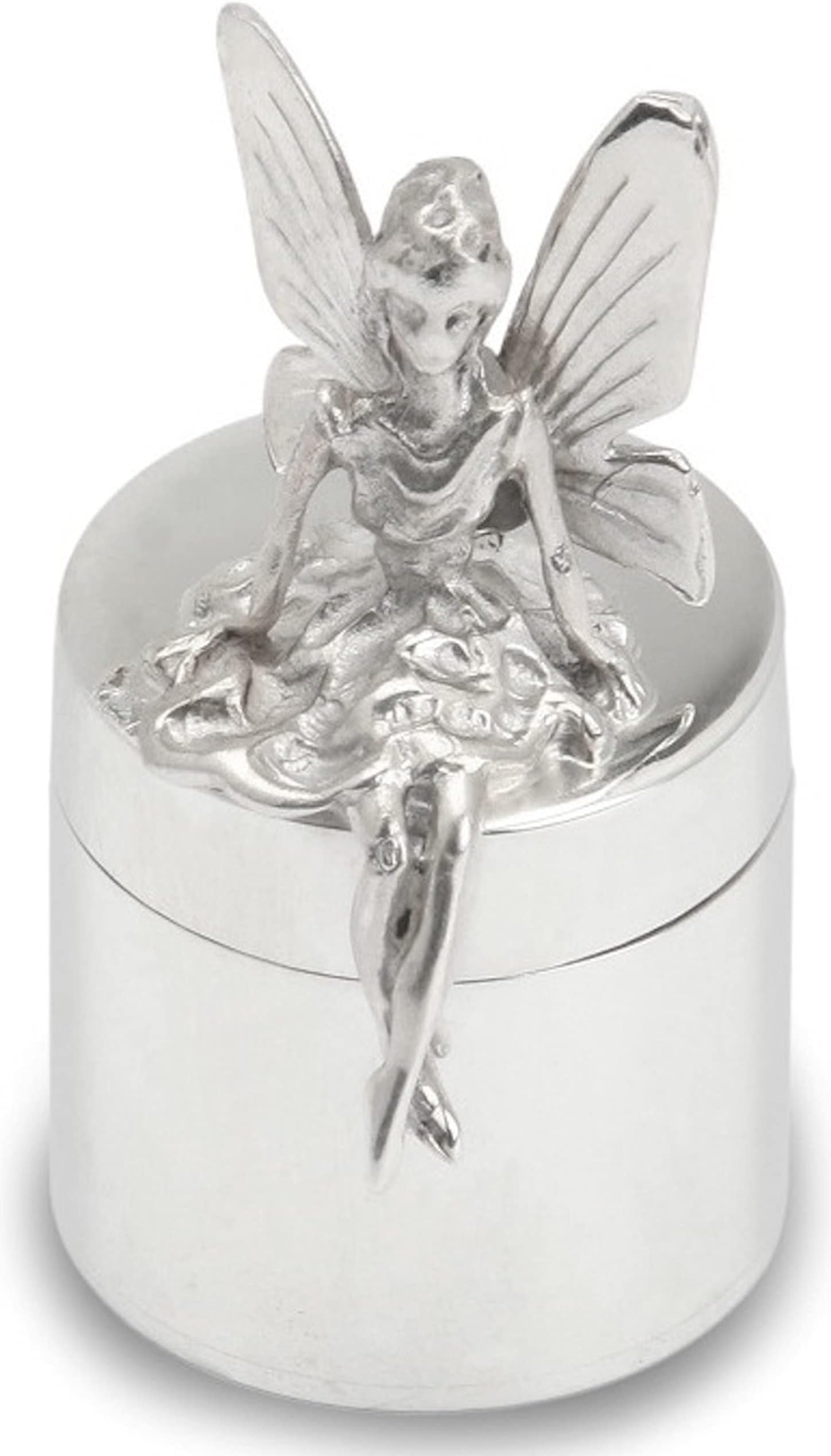 Amazon.com : Krysaliis .925 Sterling Silver Tooth Fairy Keepsake Box ...