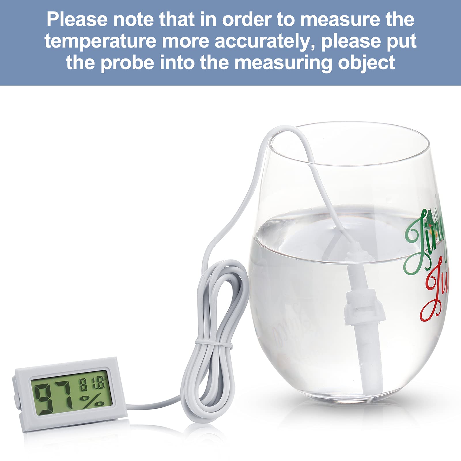 Snapklik.com : Weewooday Mini Digital Temperature Humidity Meters Gauge