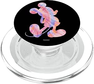 Amazon.com: Disney Mickey Mouse Silhouette 90s Tie Dye PopSockets ...