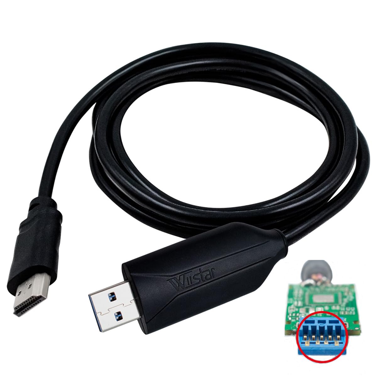 Amazon.com: USB to HDMI Adapter with chip 4.92FT Cable，USB 3.0 & 2.0 to ...