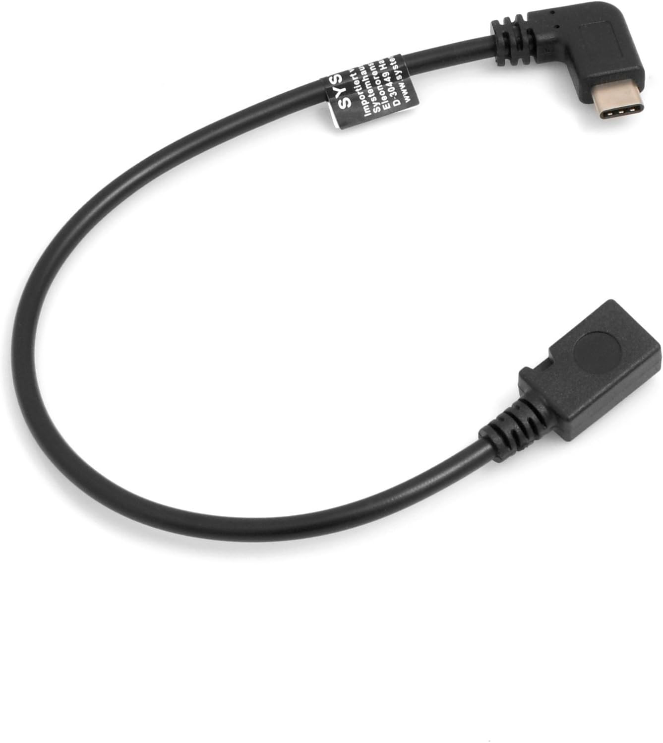 System-S USB 3.1 C Kabel Winkel zu Micro USB gewinkelt - Laderichtung ...
