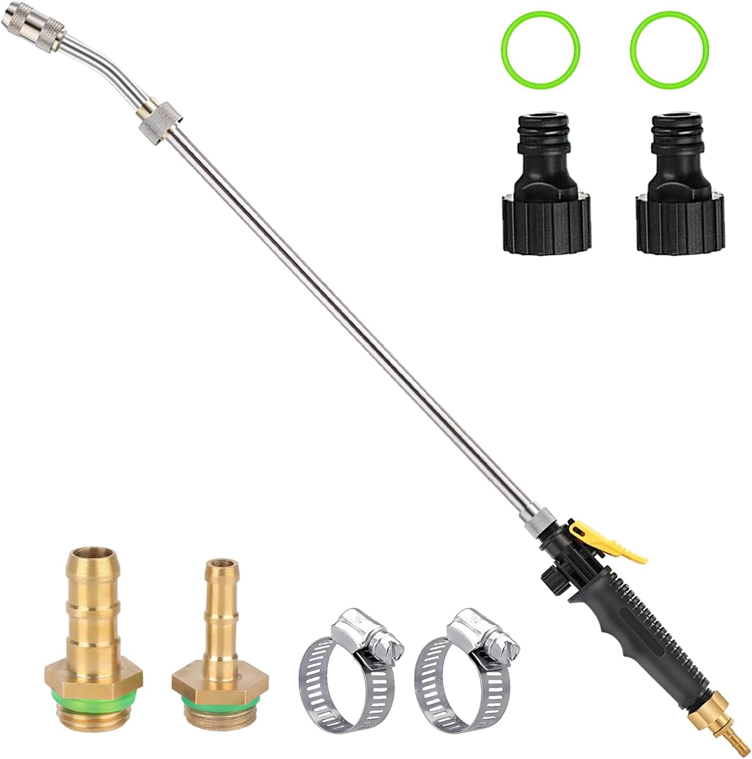 Amazon.com : Ramarmro 29" Sprayer Wand, 2 Brass Barbs Match 3/8'' & 1/4 ...