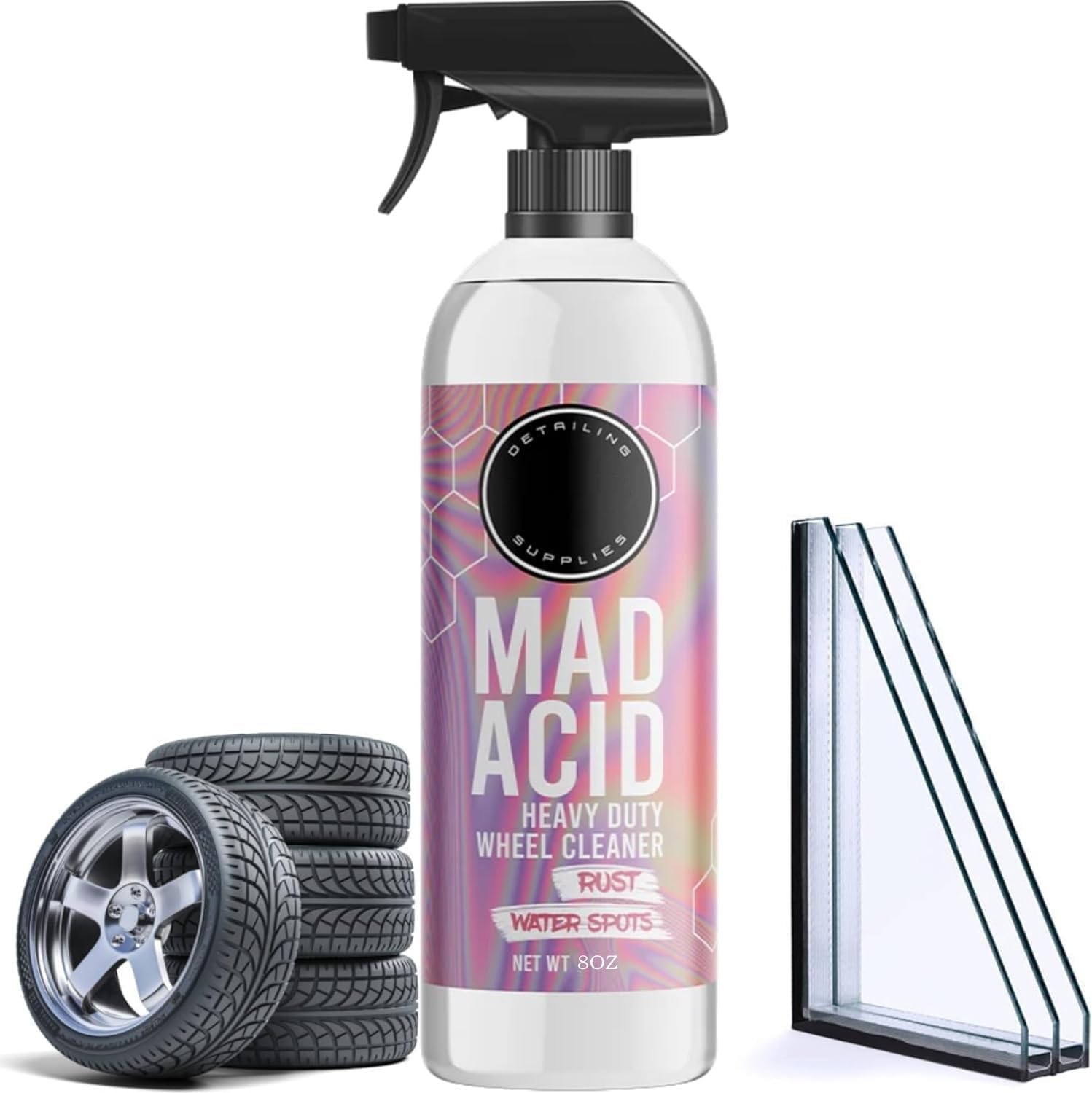 Amazon.com: Pishengfa Acid Glass Cleaner, Water Spot Remover, Shower ...