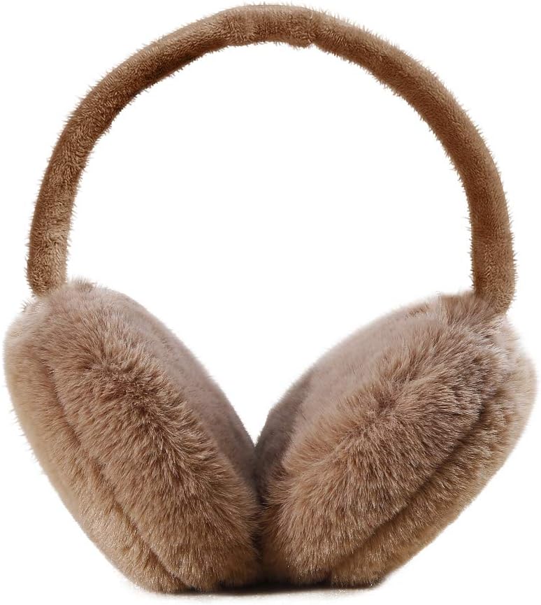 Amazon.com: BiBOSS Ear Muffs for Adults Foldable Soft Ear Warmers ...