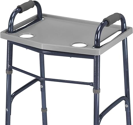 Amazon.com: DMI Walker Tray With Cup Holders, Walker Tray For Folding ...