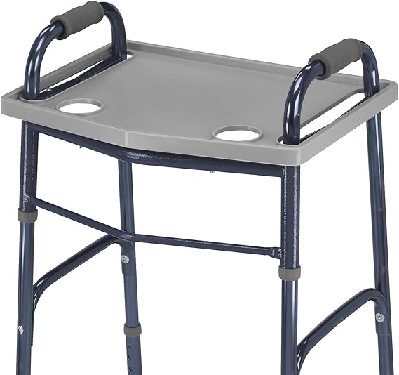 Amazon.com: DMI Walker Tray With Cup Holders, Walker Tray For Folding ...