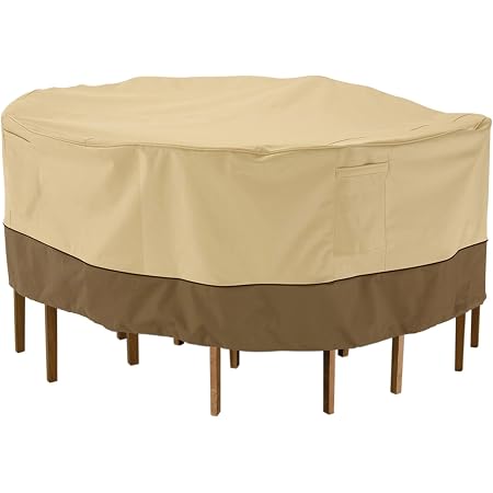 Amazon.com : Classic Accessories Veranda Water-Resistant 94 Inch Round ...