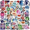 Amazon.com: Inside Out Stickers 50pcs Classic Movie Stickers Cartoon ...