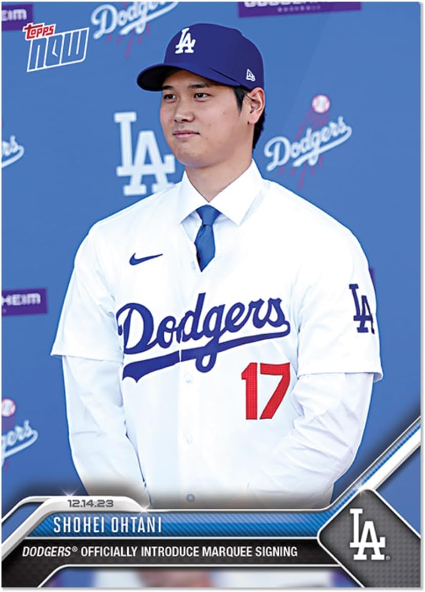 Amazon.com: 2023 Topps Now Shohei Ohtani #OS-23- Dodgers Officially ...