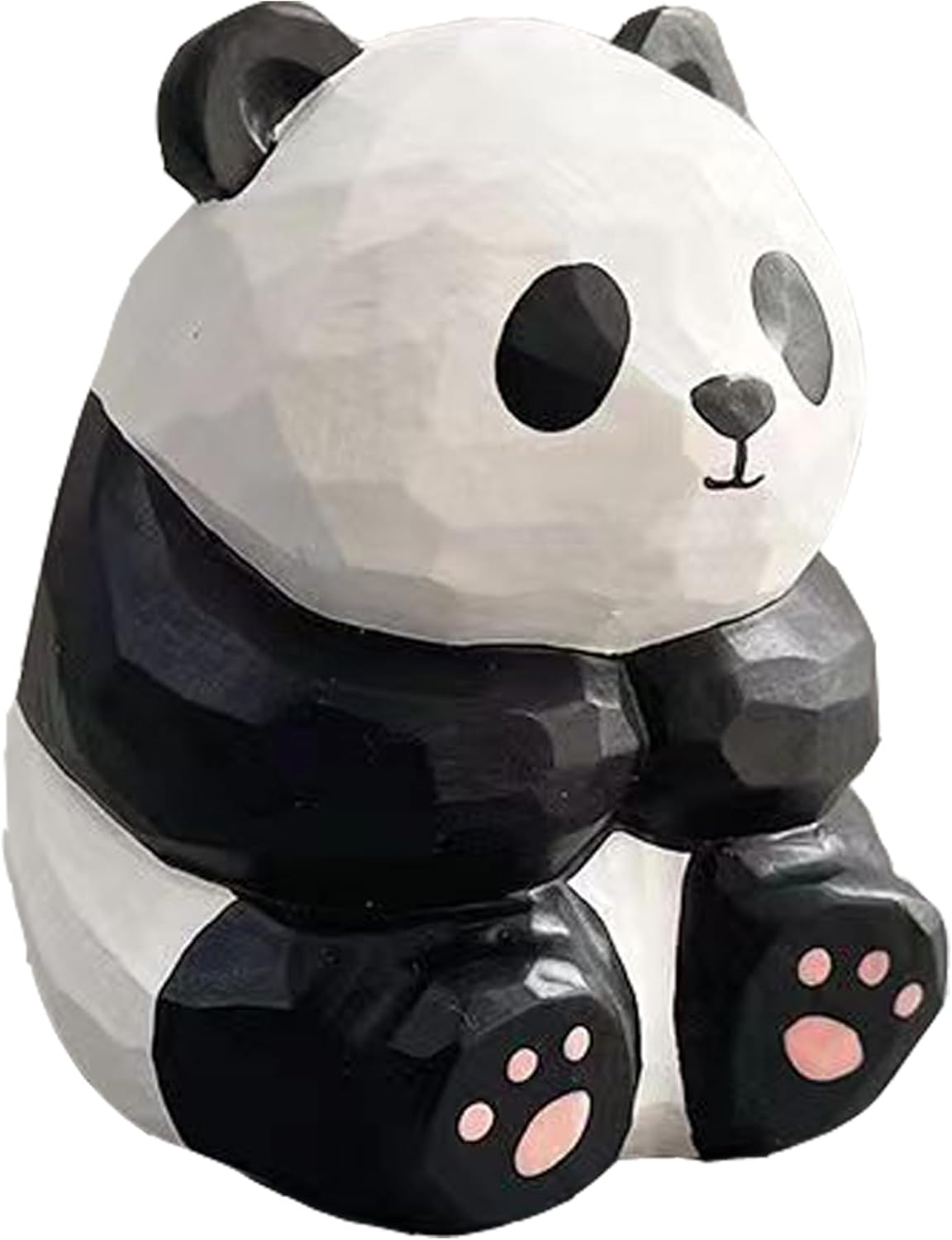Amazon.com: ALHBEJT Handcarved Wooden Panda Statue Panda Figurine ...