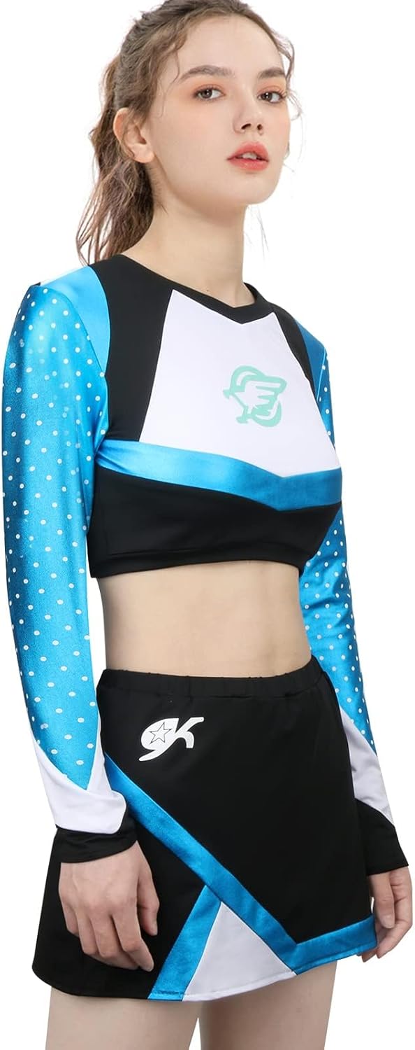 Amazon.com: MORROWIND Women Cheerleading Costume Maddy Perez Cheer ...