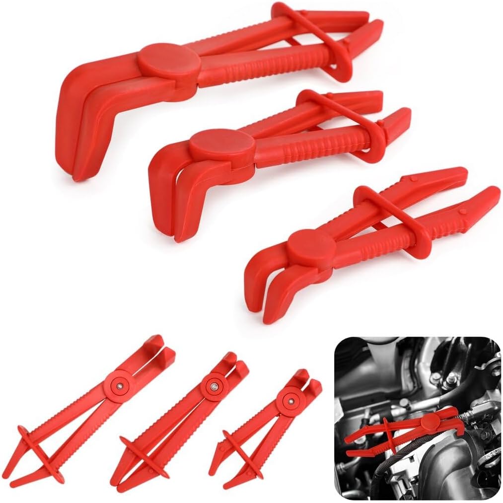 Homaisson 6Pcs Hose Pinch Clamp Pliers, 90°Angled Line Pinch Off Clamp ...