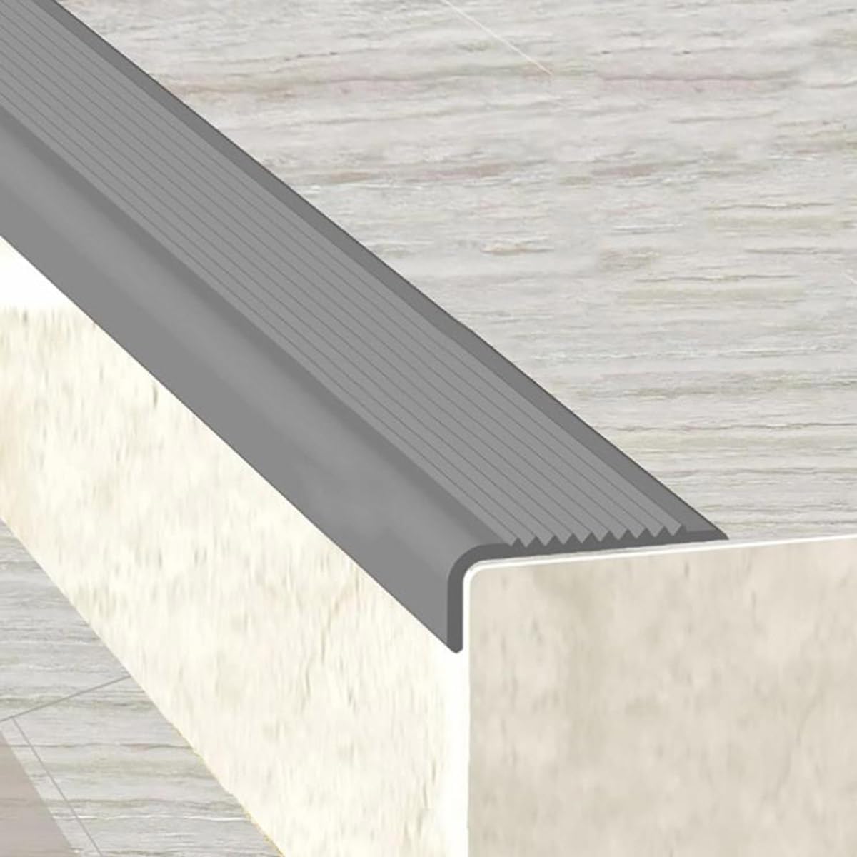 Amazon.com: Stair Tread Edge Protector,Vinyl Stair Nosing Stair Edging ...