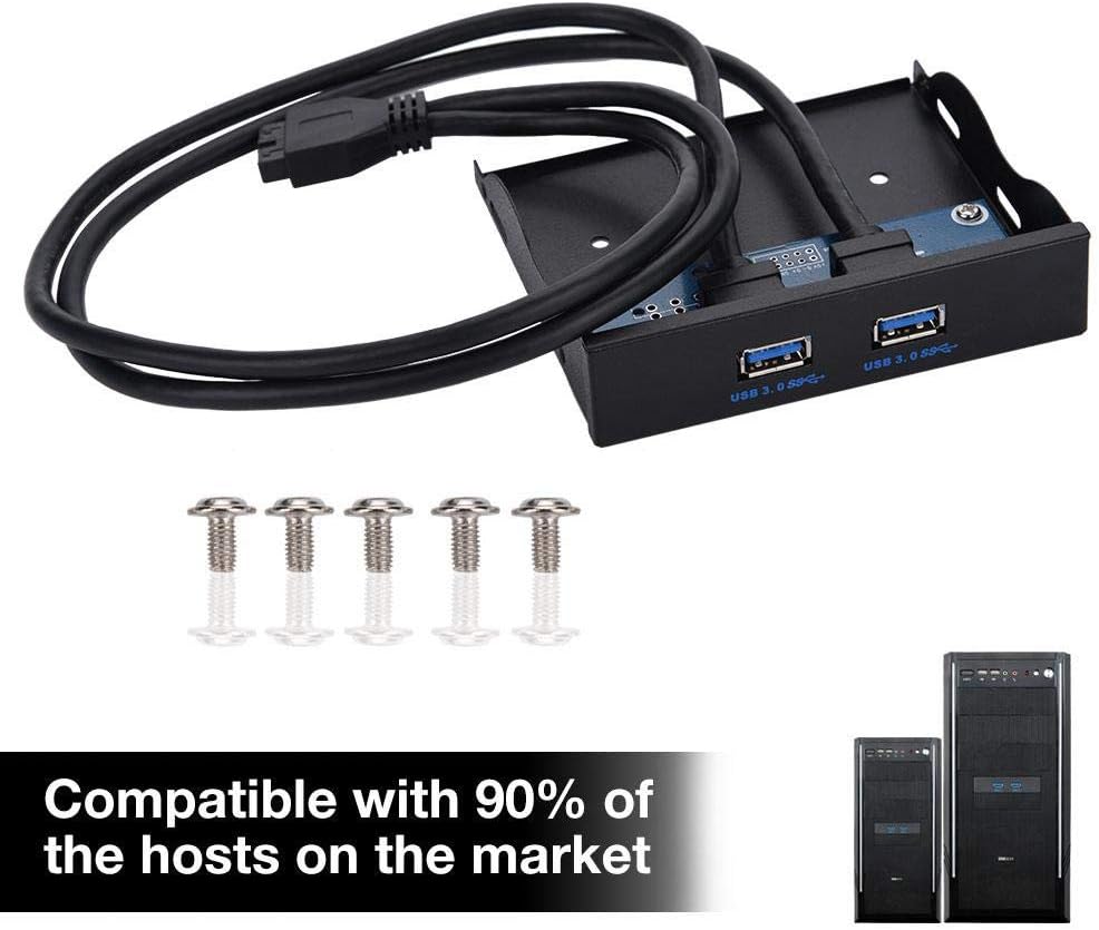 FFD2USB-N02 Floppy Front Panel 3.5inchs Computer Case Floppy Bay 19 Pin ...