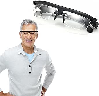 Amazon.com: TEULN 1PCS-Flex Focal Adjustable Glasses, Focus Adjustable ...
