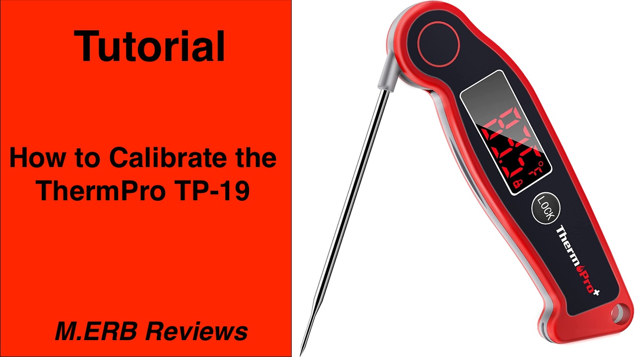 Watch How to recalibrate the ThermPro TP-19 Digital Meat Thermometer on ...