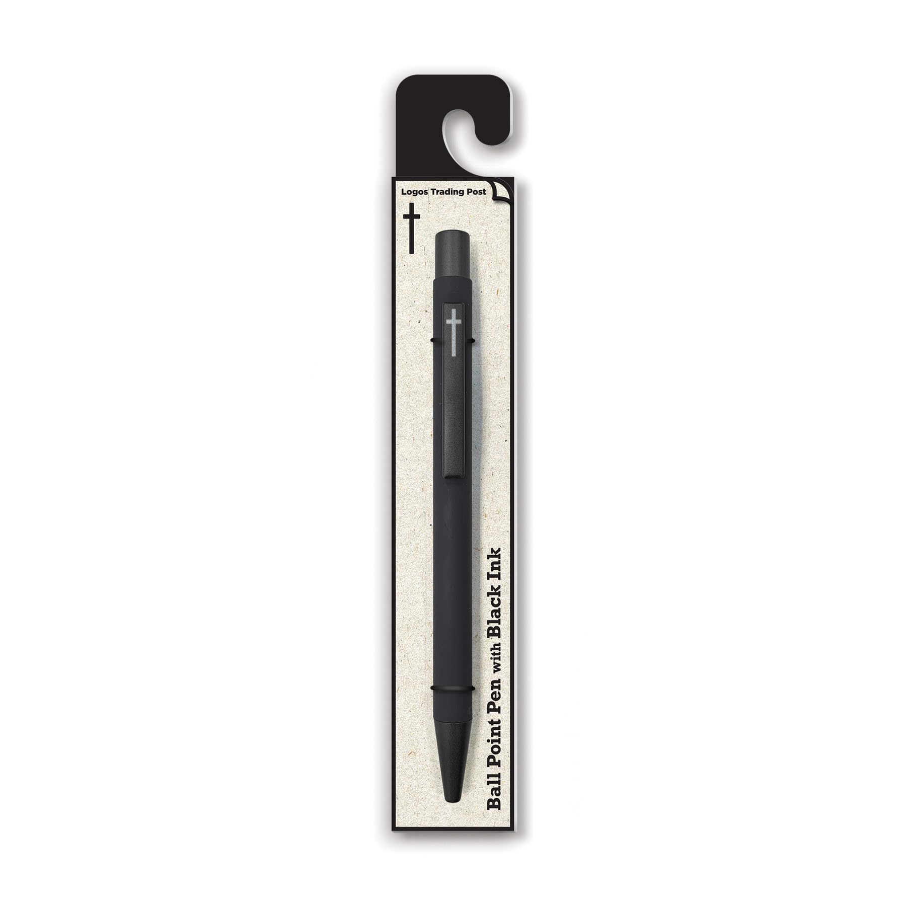 Amazon.com : Christian Pens With Cross - Black, Soft Touch Barrel ...