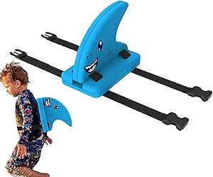 YNPQTDS Kid's Sharks Fin Back Float Board - Sharks Fin Swimming Aid For ...