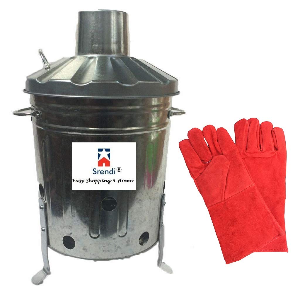 Srendi® Small Large Extra Large 15L 90L 110L Litre Metal Galvanised ...